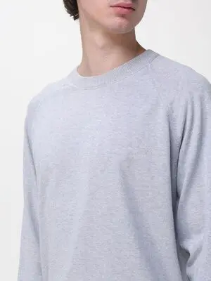 KANGRA Cotton Knitwear Crewneck Sweater - Pearl