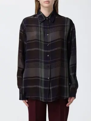 THE FRANKIE SHOP Check Viscose Shirt
