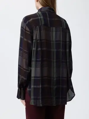 THE FRANKIE SHOP Check Viscose Shirt