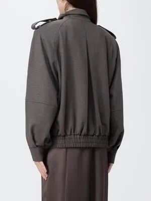THE FRANKIE SHOP Viscose Blend Bomber Jacket
