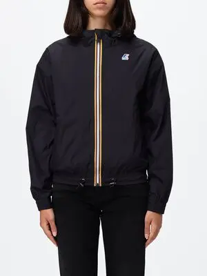 K-WAY K-Way Zip-Up Hooded Jacket Black