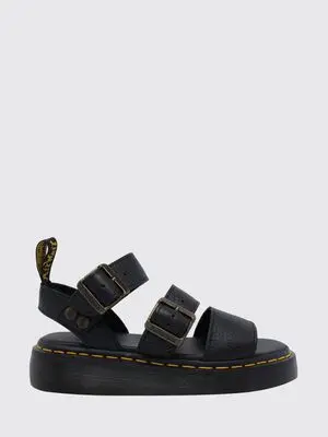 Dr. Martens Platform Buckled Heeled Sandals