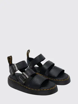 Dr. Martens Platform Buckled Heeled Sandals
