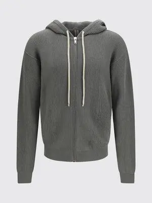 Rick Owens Virgin Wool Hooded Cardigan - Green