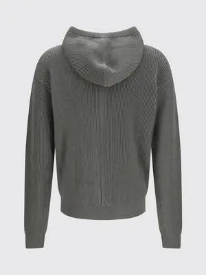 Rick Owens Virgin Wool Hooded Cardigan - Green
