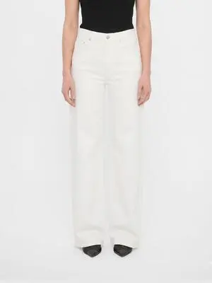 Citizens Of Humanity Denim Wide Leg Jeans - White