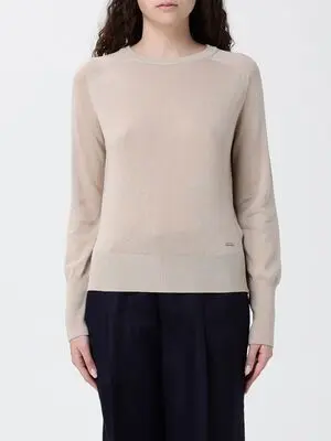Woolrich Cotton Blend Crew-neck Sweater - Beige