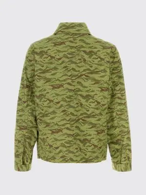 PALTO' Camouflage Cotton Blend Shirt Jacket