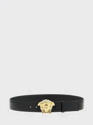 Versace Medusa Buckle Belt - Black