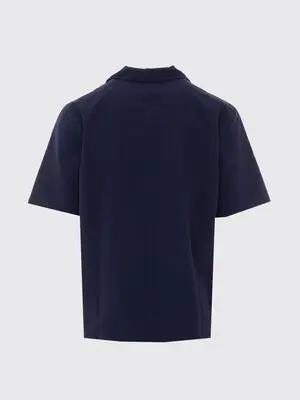 Howlin' Stretch-cotton Bowling Shirt With Cuban Collar And Short Sleeves