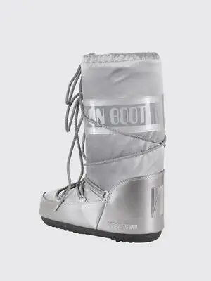 Moon Boot Metallic Boots - Silver