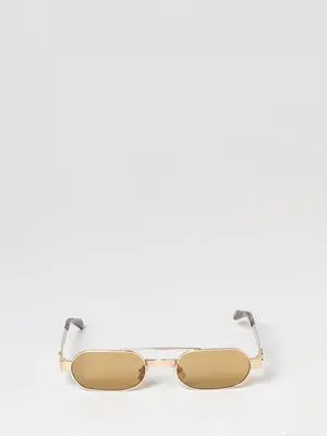 Miu Miu Aviator Metal Sunglasses With Tortoiseshell Temples