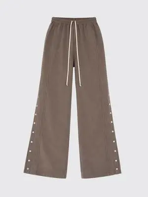 Rick Owens Wide Leg Cotton Trousers