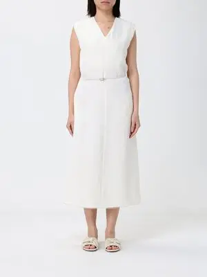 Fabiana Filippi Dress In Viscose And Linen - Yellow
