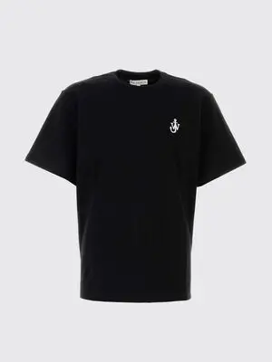 JW Anderson Cotton T-shirt With Logo - Black