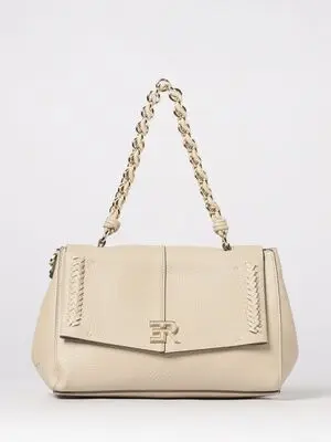 ERMANNO FIRENZE Hammered Leather Bag - Sand