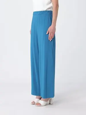 Max Mara Viscose Palazzo Pants - Blue