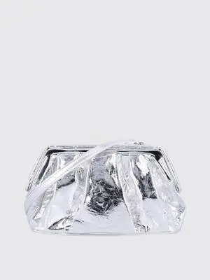 THEMOIRE Metallic Handbag - Silver