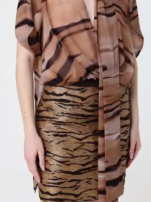 Elisabetta Franchi Printed Jersey Mini Dress