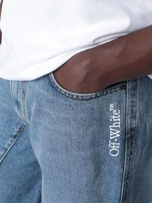 Off-White Wide-leg Denim Jeans