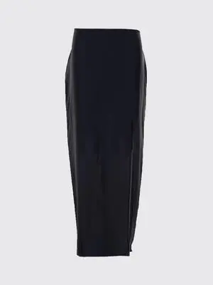 Filippa K Long Pencil Skirt In Viscose Blend With Side Slit