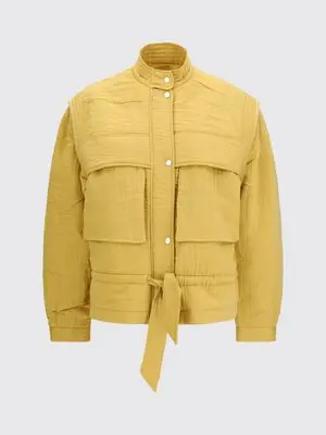 Isabel Marant Étoile Blandina Cotton-blend Bomber Jacket - Yellow