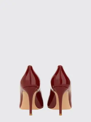 GIANVITO ROSSI Pointed Toe Stiletto Court Shoes - Red