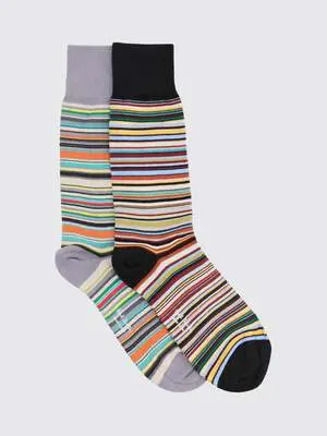 Paul Smith Striped Crew Socks - Fa01