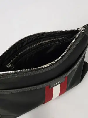 Bally Document Holder With Stripe Detail And Removable Handle