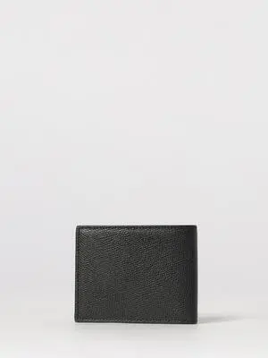 Bally Grained Calf Leather Bifold Wallet With Laminated Logo