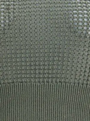 Brunello Cucinelli Sleeveless Openwork-knit Cotton Top With U-neck