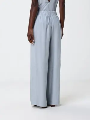 ALYSI Silk Palazzo Trousers With Drawstring
