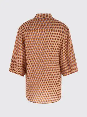 Dries Van Noten Relaxed Fit Polka-dot Cotton Poplin Shirt