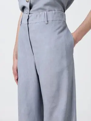 ALYSI Palazzo Trousers In Cotton Blend