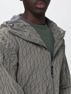 MURPHY&NYE Ripstop Nylon Windbreaker Jacket With Abstract Print And Hood