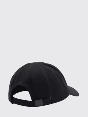 Fred Perry Cotton Canvas Baseball Cap With Embroidered Logo - Black