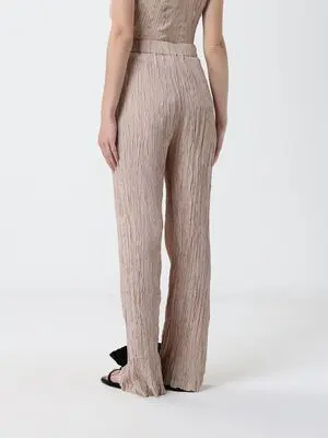 ALYSI Crinkled Straight Leg Trousers