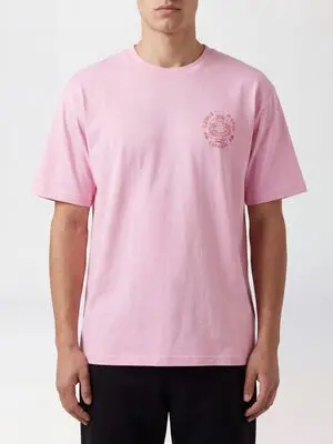 Edwin Printed Cotton T-shirt - Fuchsia