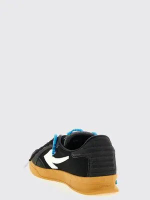 Off-White End Of Play Mesh And Leather Sneakers