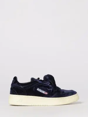 AUTRY Medalist Platform Low Velvet Sneakers - Blue