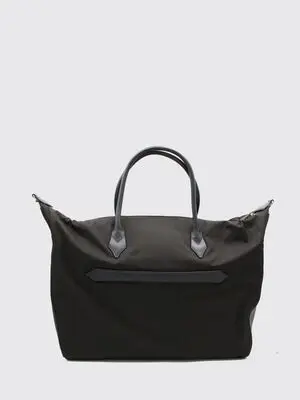 Montblanc Nylon And Calfskin Leather Weekender Bag - Grey