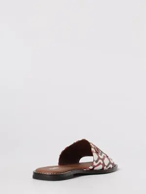 Max Mara Dovere Printed Cotton Canvas Sliders - Multicolor