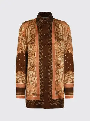 Zimmermann Silk Ethnic Print Shirt
