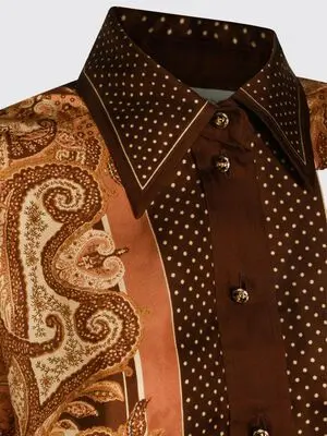 Zimmermann Silk Ethnic Print Shirt