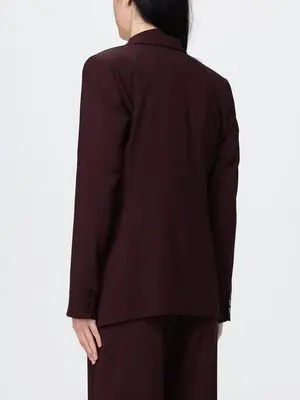 ALYSI Single-breasted Blazer In Wool Canvas