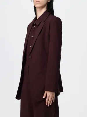 ALYSI Single-breasted Blazer In Wool Canvas