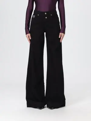 Versace Wide Leg Jeans - Black