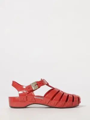 MELISSA X SCHOLL Possession Pescura Low-heeled Fisherman Sandals In Pvc - Red
