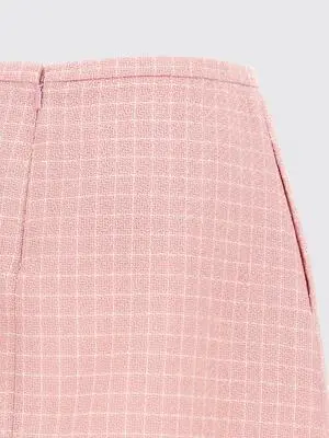 Versace Virgin Wool Plaid Mini Skirt