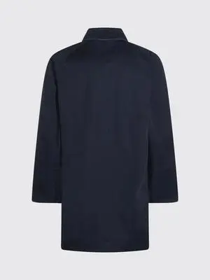Barbour Cotton Blend Raincoat - Blue